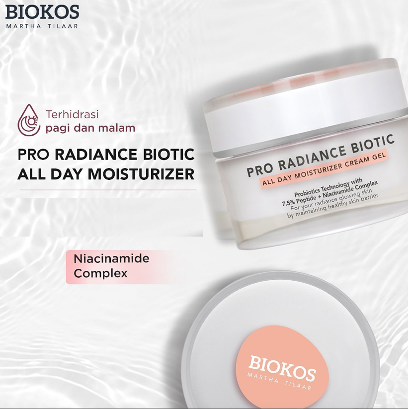 Pro Radiance Biotic All Day Moisturiser Gel Cream – Biokos Australia